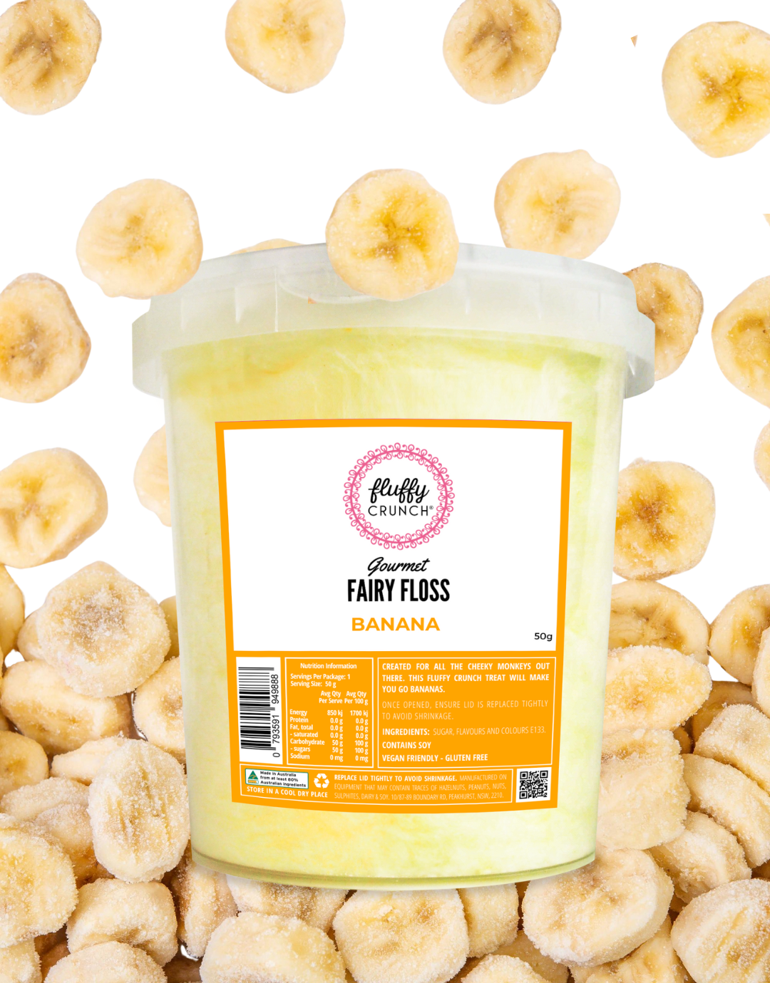 Build a Box - Fluffy Crunch Fairy Floss 4 Tubs