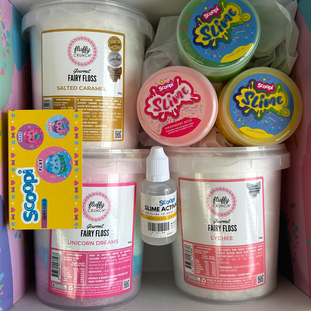 Fluffy Crunch. Australia's Most Awarded Fairy Floss.