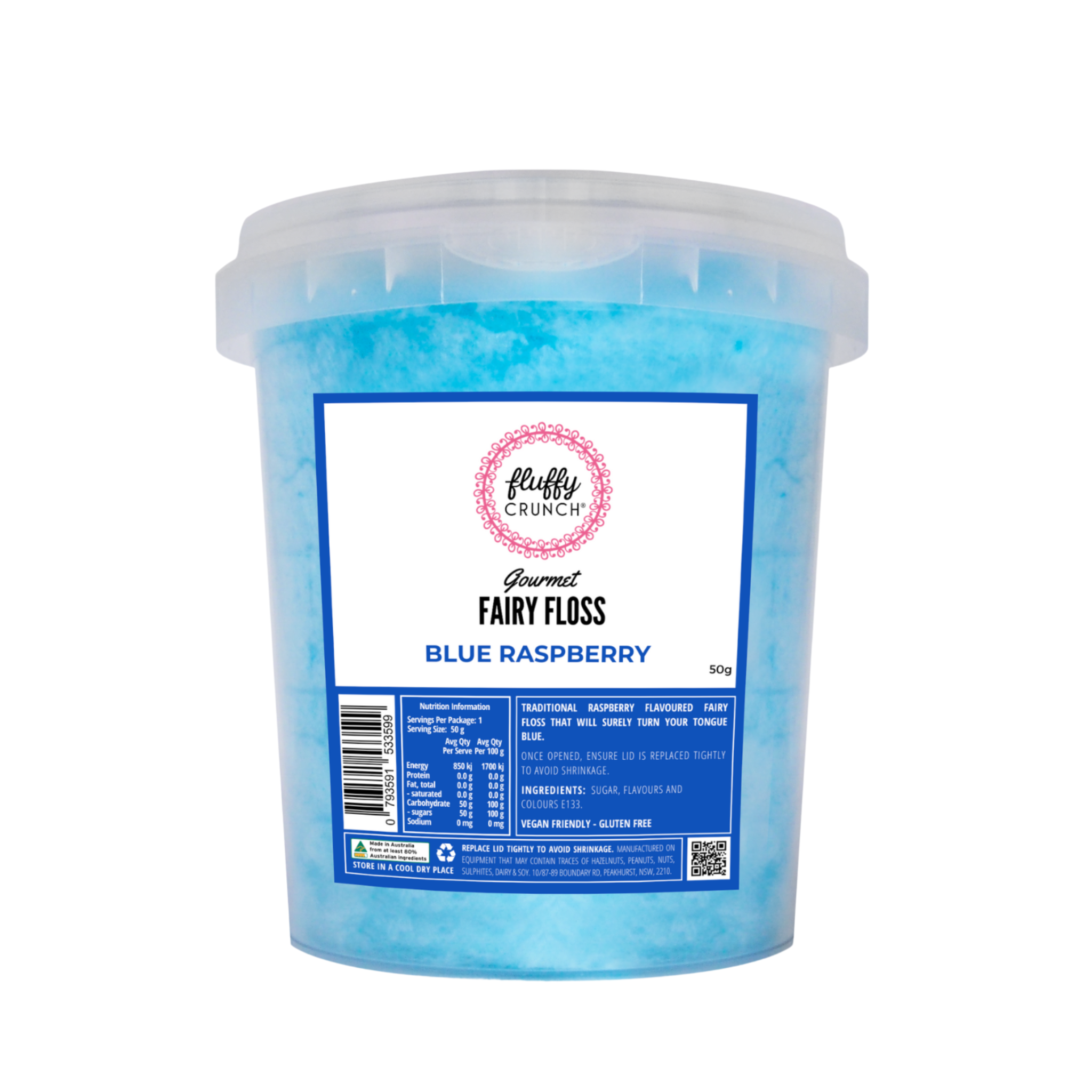 Salted Caramel - Fluffy Crunch Fairy Floss