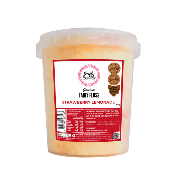 Salted Caramel - Fluffy Crunch Fairy Floss